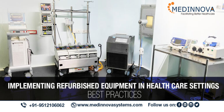 Implementing Refurbished Equipment in Healthcare Settings – Best ...